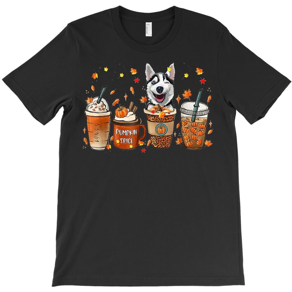 Fall Coffee Pumpkin Spice Latte Iced Autumn Husky Themed Themed Gift ...