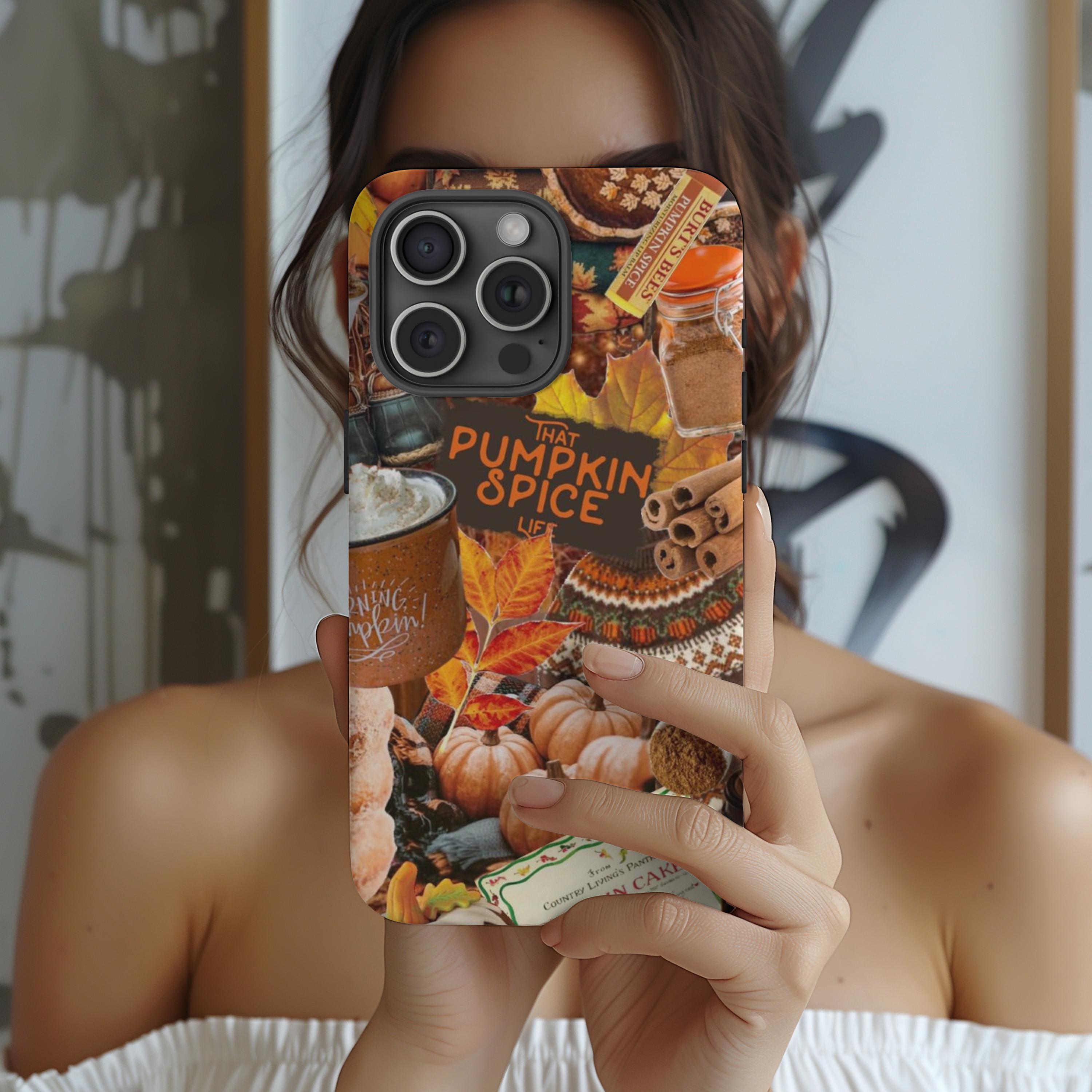 Fall Collage Phone Case Pumpkin Spice Autumn iPhone 17 16 15 14 13 12 ...