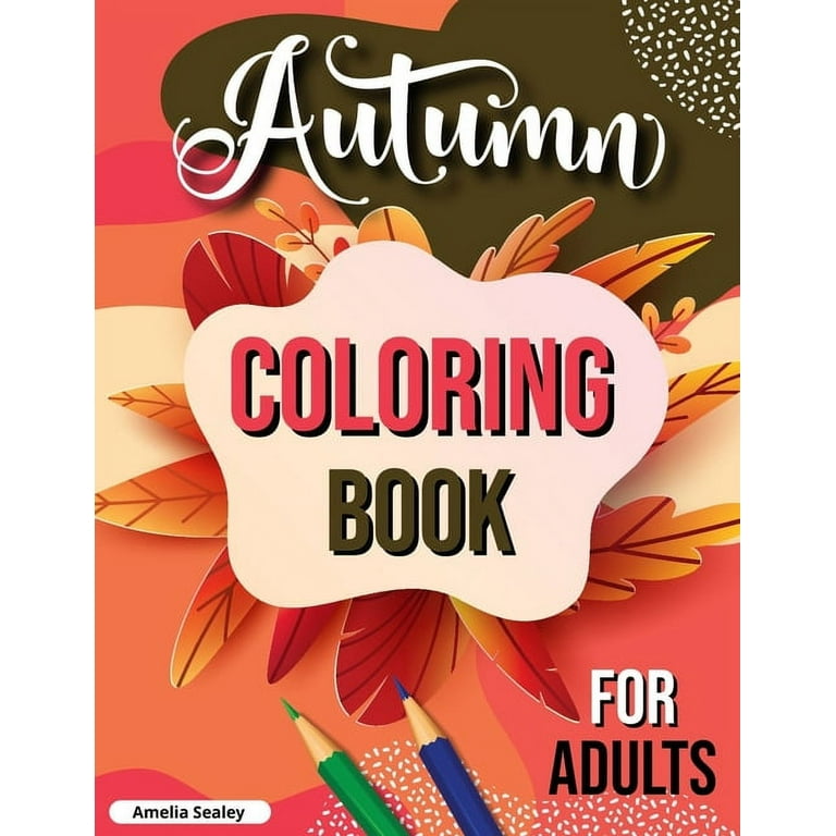 fall season coloring book