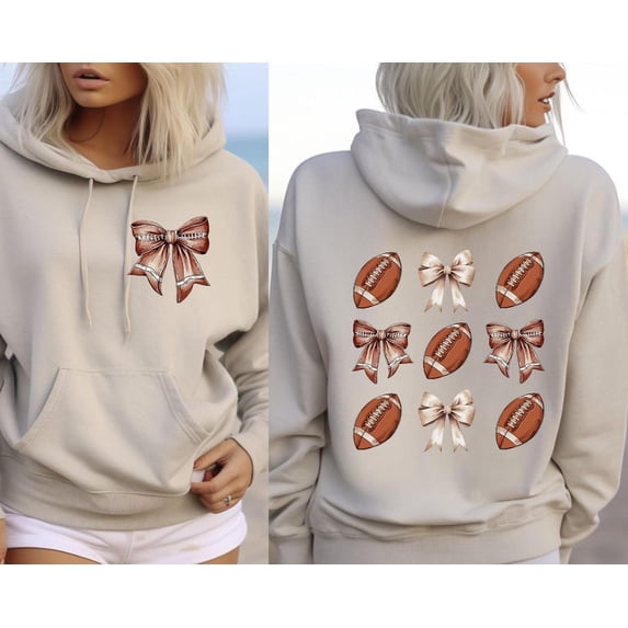 Fall Coquette Bow Hoodie, Coquette Hoodie, Cute Autumn Hoodie, Fall ...