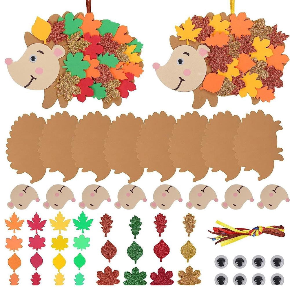 Fall Craft Kits for Kids Hedgehog Crafts, Make You Hedgehog Ornaments ...