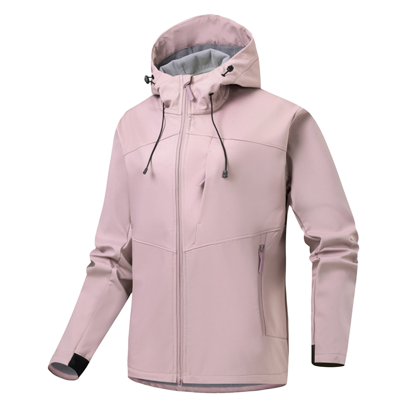 Fall Deals Men's Hooded Softshell Jacket Waterproof Lightweight ...
