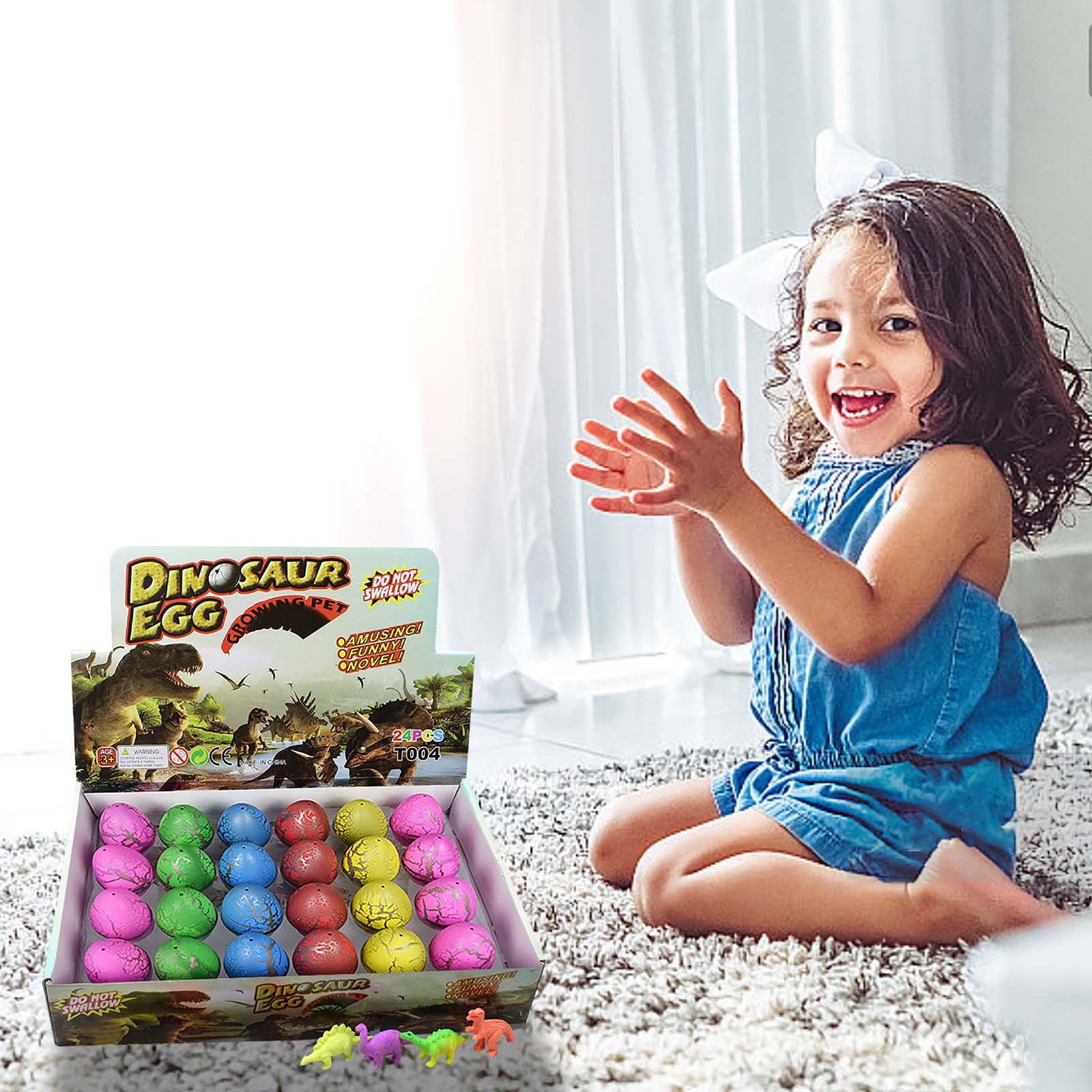 Fall Decor 24 Easter Dinosaur Eggs Were Soaked In Water And Hatched. Dinosaurs Grew Bigger When ...