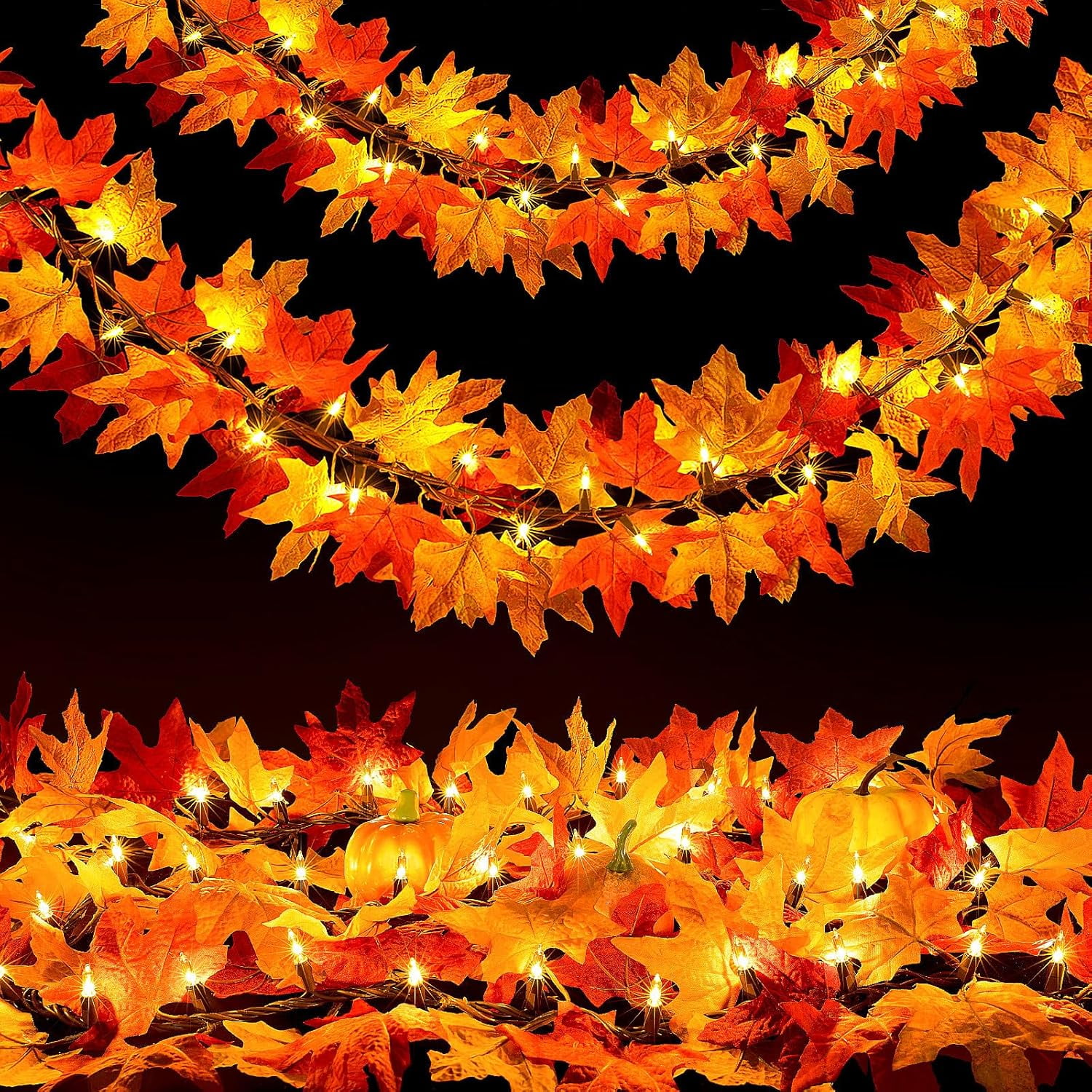 Fall Decor Fall Decorations for Home: Thanksgiving Decorations 10.8 FT ...