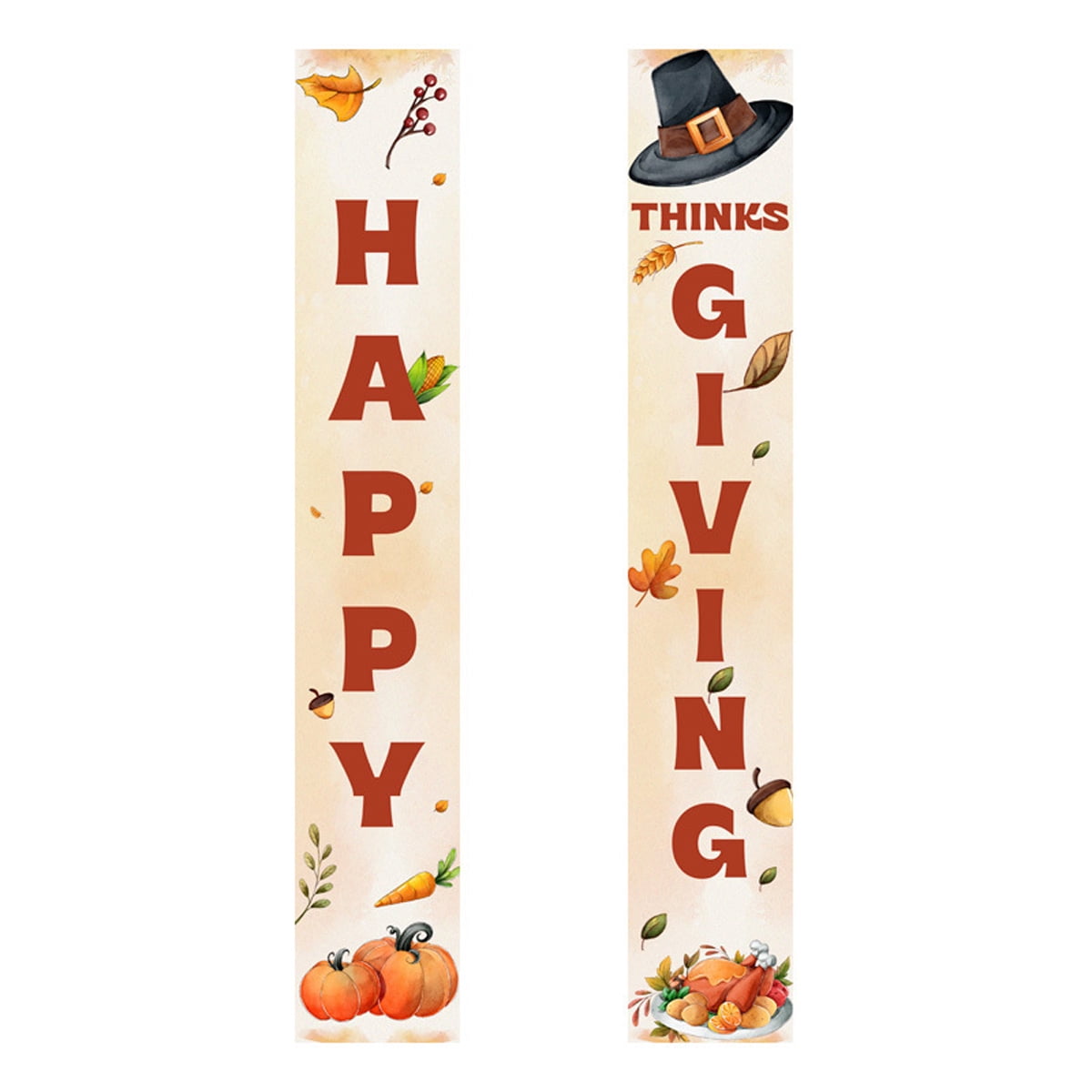 Fall Decor | Happy Fall & Give Thanks Porch Banners for Fall ...