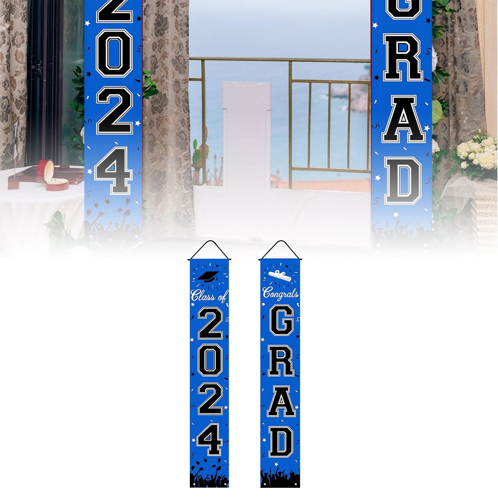 Fall Decor Joyful Moments With Our Graduation Season Couplets Banner (180x30cm). Outdoor Home ...