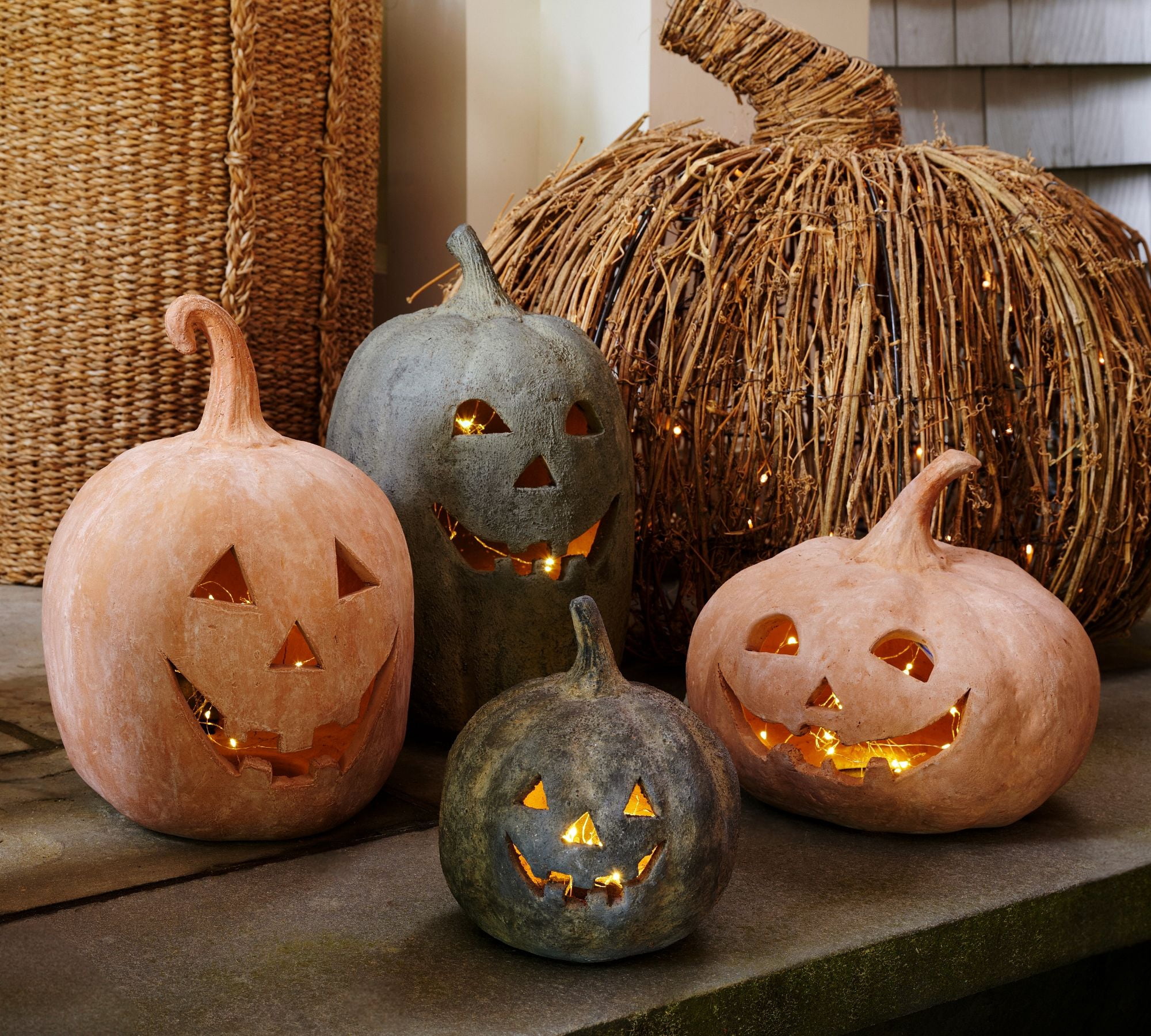 Fall Decor - Pumpkin Decor Halloween, Jack O Lantern Pumpkins Halloween ...