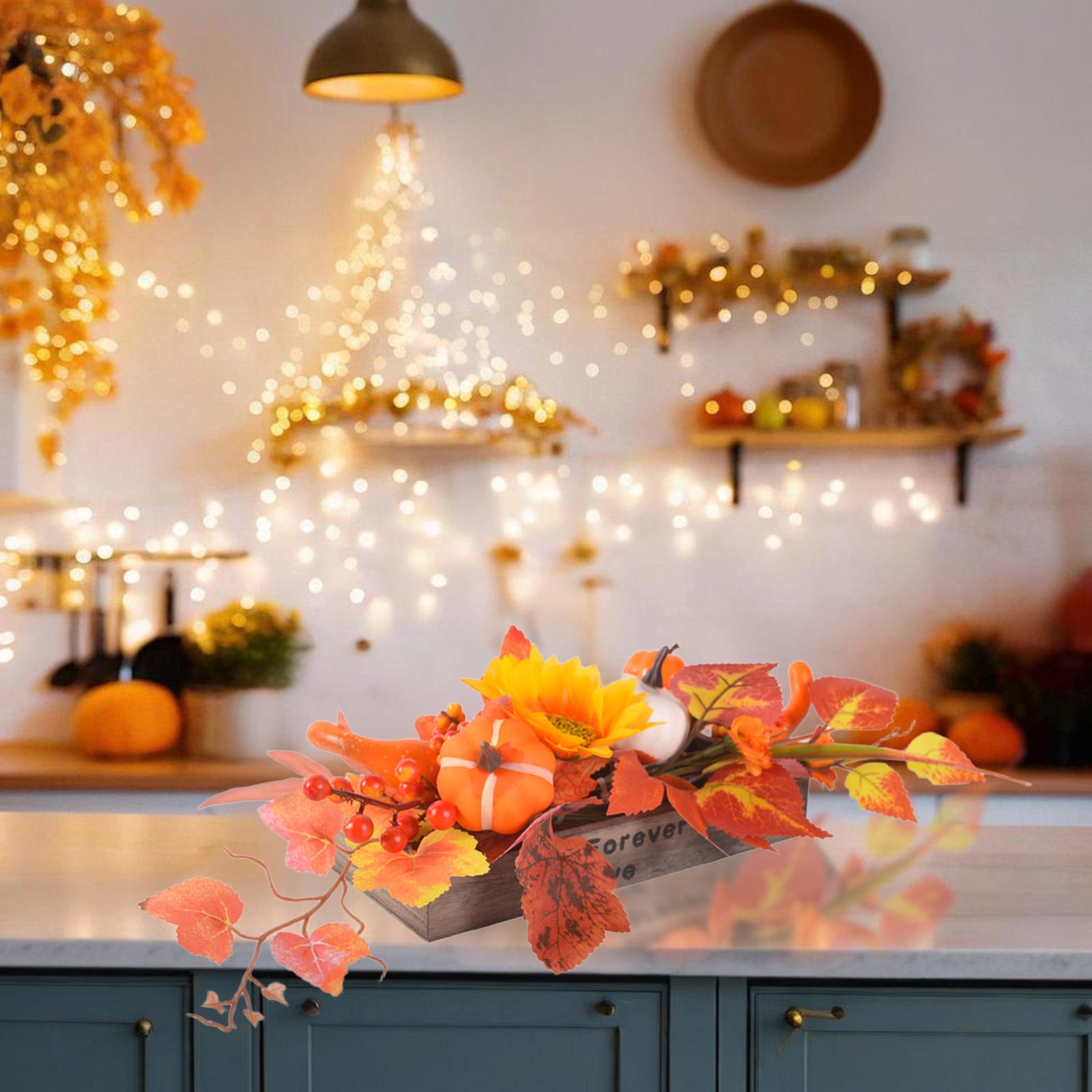 Fall Decor Simulation Pumpkin Bonsai,Festival Decoration Autumn Harvest ...
