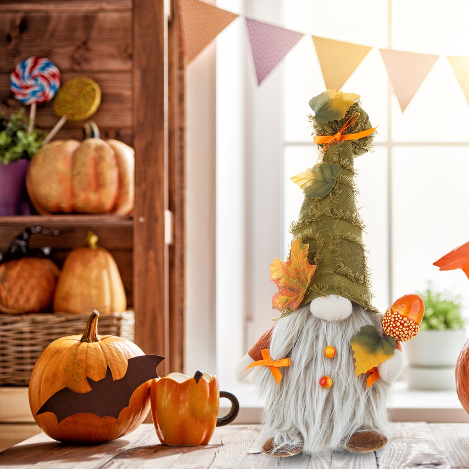 Fall Decor Wzzjkit Gnomes Plush Thanksgiving Decorations, Handmade ...