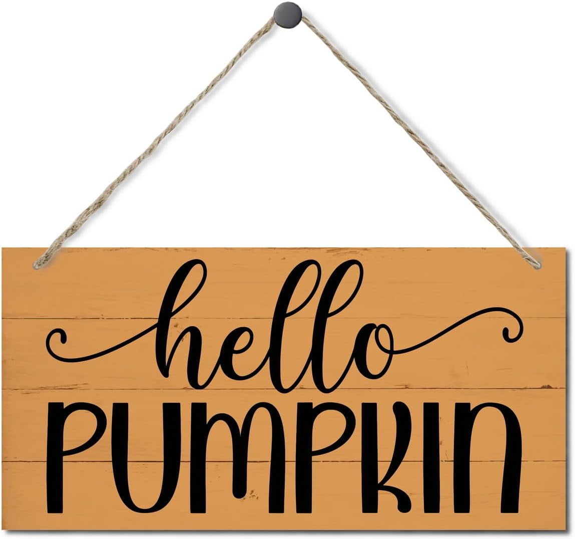 Fall Decoration Hanging Wood Sign Home Decorative Country Style Fall ...