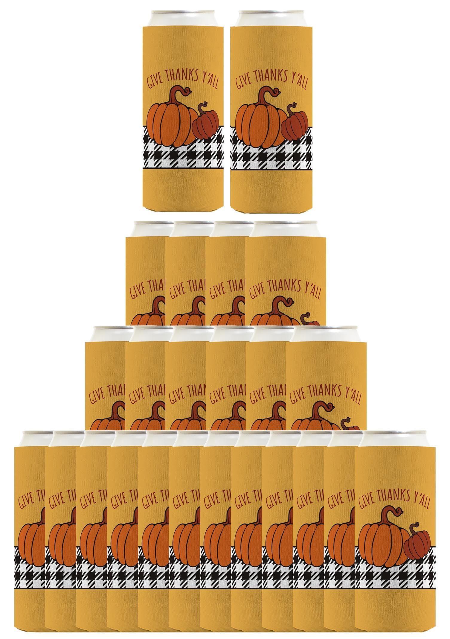 Fall Decorations For Home Give Thanks Y'All Fall Theme 24-Pack Ultra ...