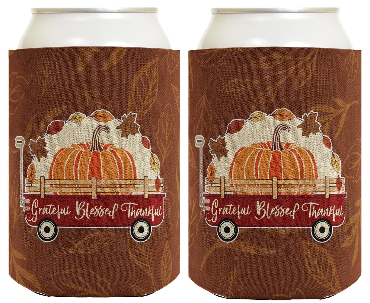 Fall Decorations For Home Grateful Blessed Thankful Fall Themed Wagon 2 ...