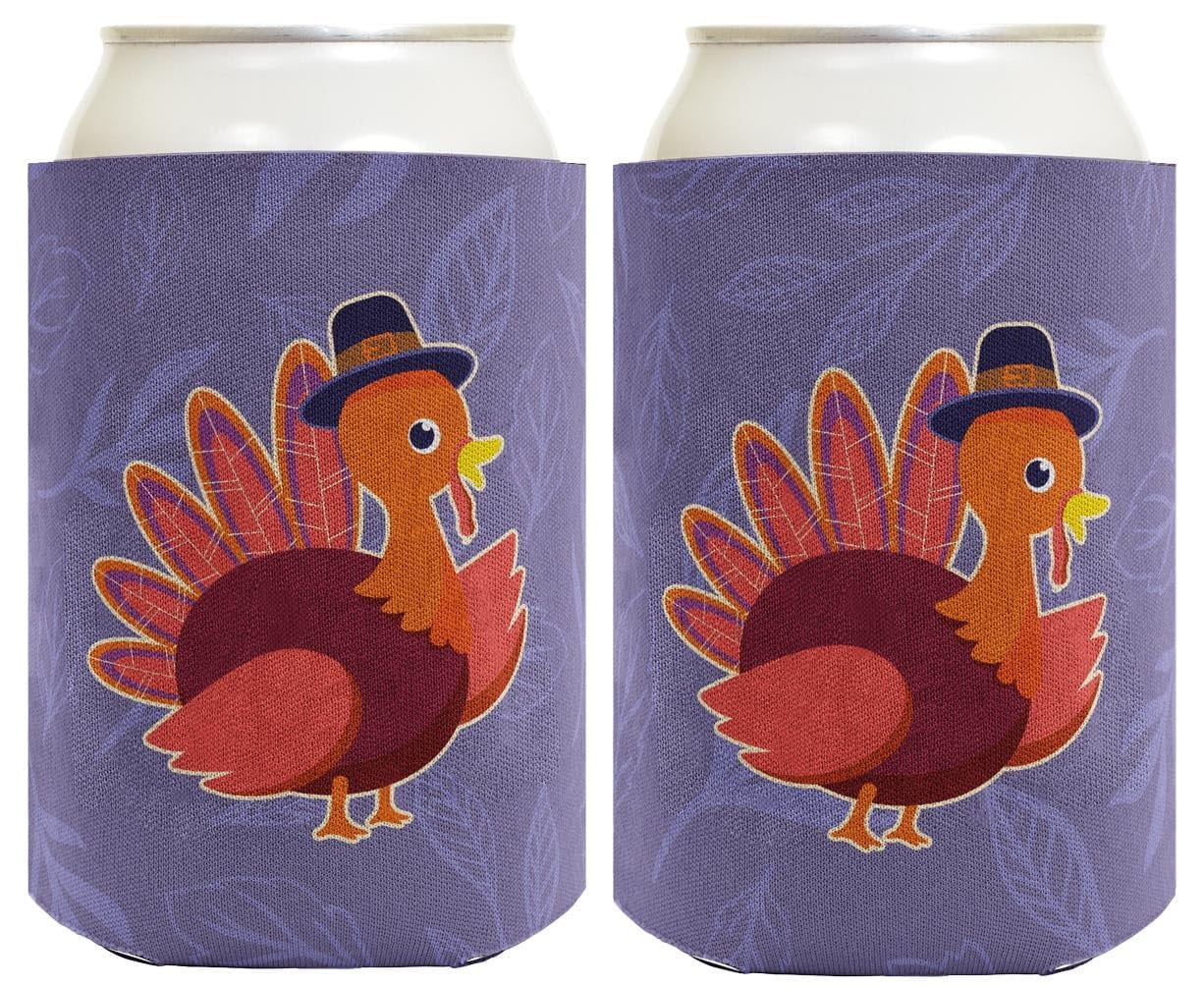 Fall Decorations For Home Thanksgiving Turkey Pilgrim 2-Pack Can ...
