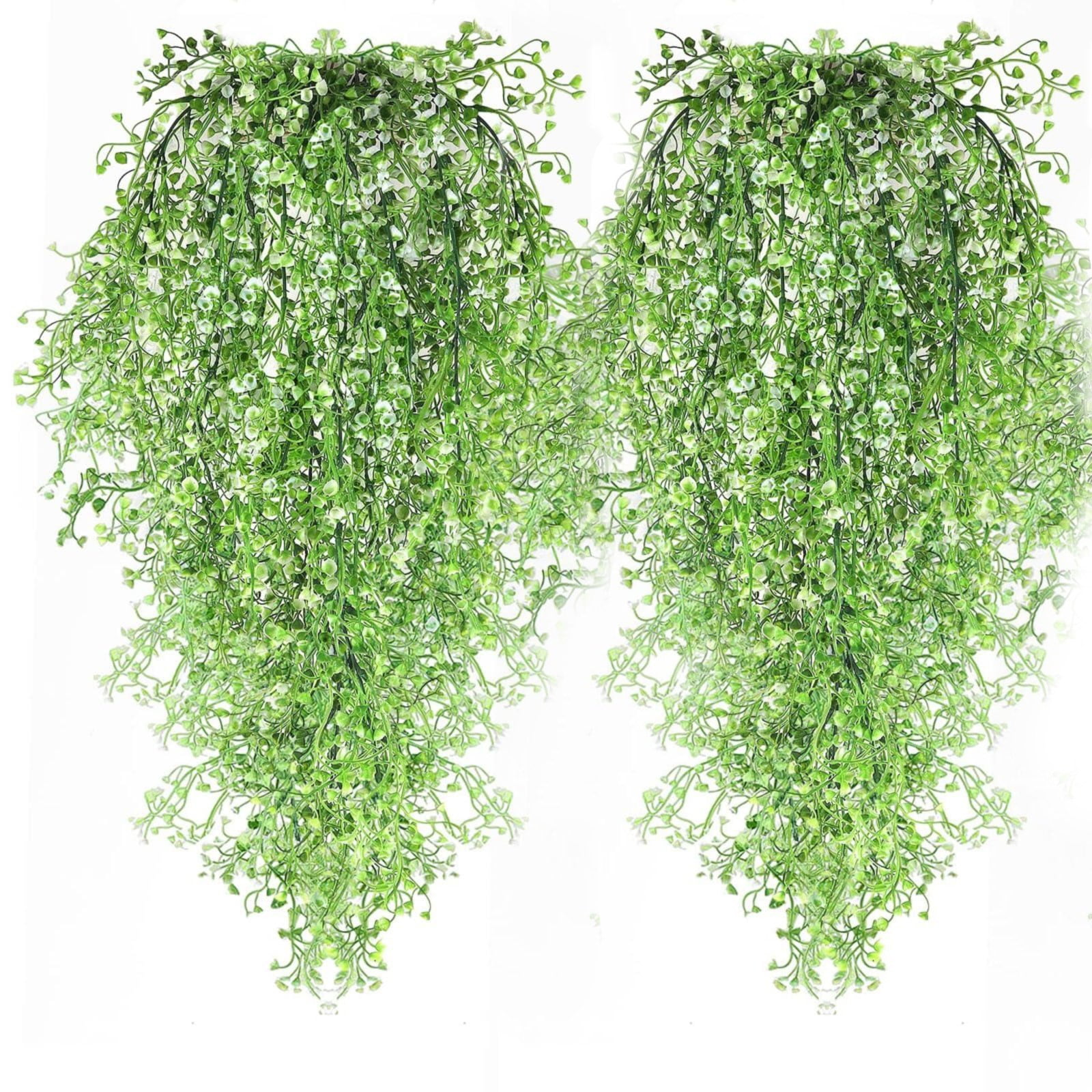 Fall Decorations for Home, Artificial Hanging Plants Faux Eucalyptus ...