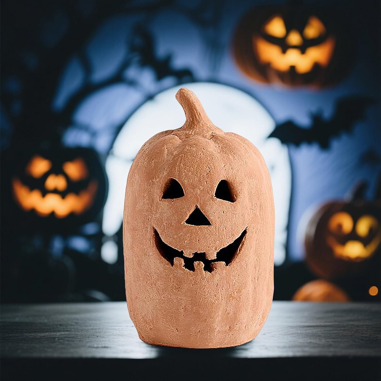Fall Decorations – Terracotta Jack o Lanterns Halloween Decorations ...