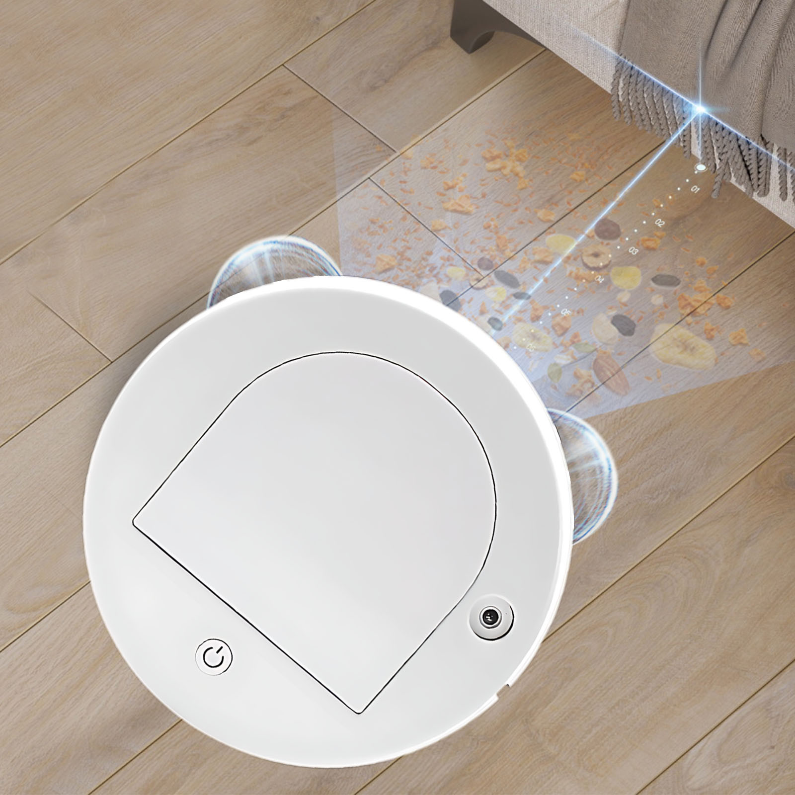 Fall Dector Clearance Sale Automatic Sweeping Robot Smart Lazy Cleaning ...