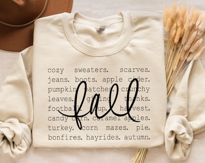 Fall Definition Sweatshirt, Fall - Cozy Sweaters, Scarves Etc, Fall ...