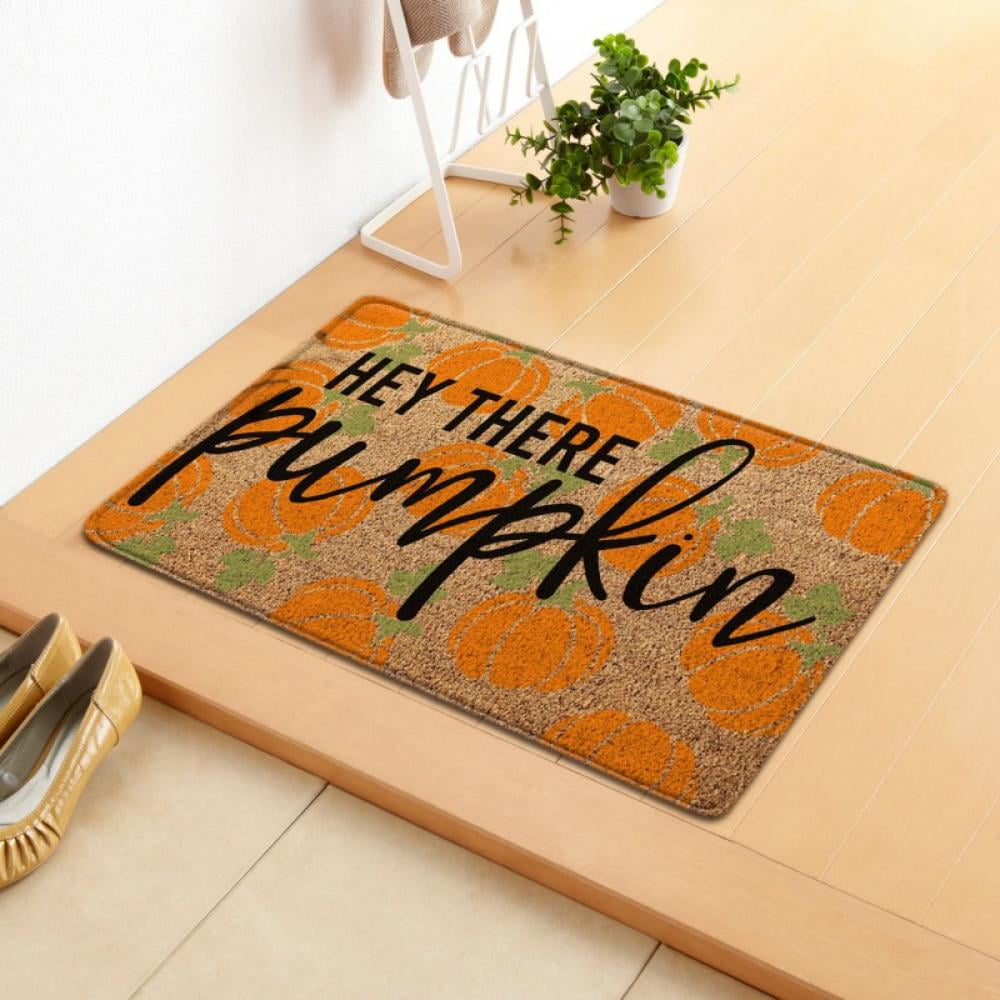 Fall Door Mat Outdoor Welcome Mat for Front Door, Entryway Halloween ...