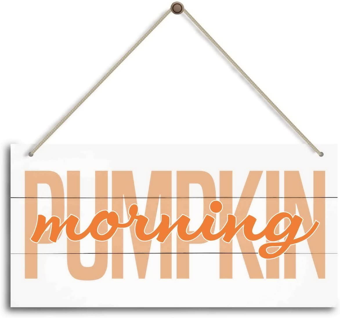 Fall Door Sign Decor, Morning Pumpkin, Fall Autumn Seasonal Wall Art ...