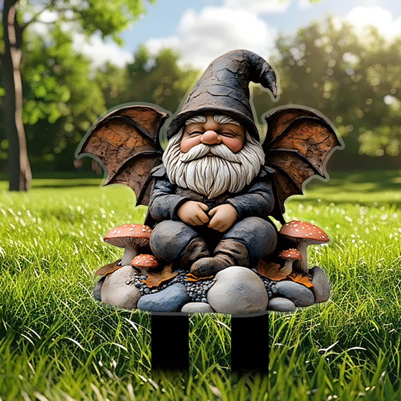 Fall Dwarf Garden Stake Decoration,Fairy Planter Flower Pots Acrylic ...