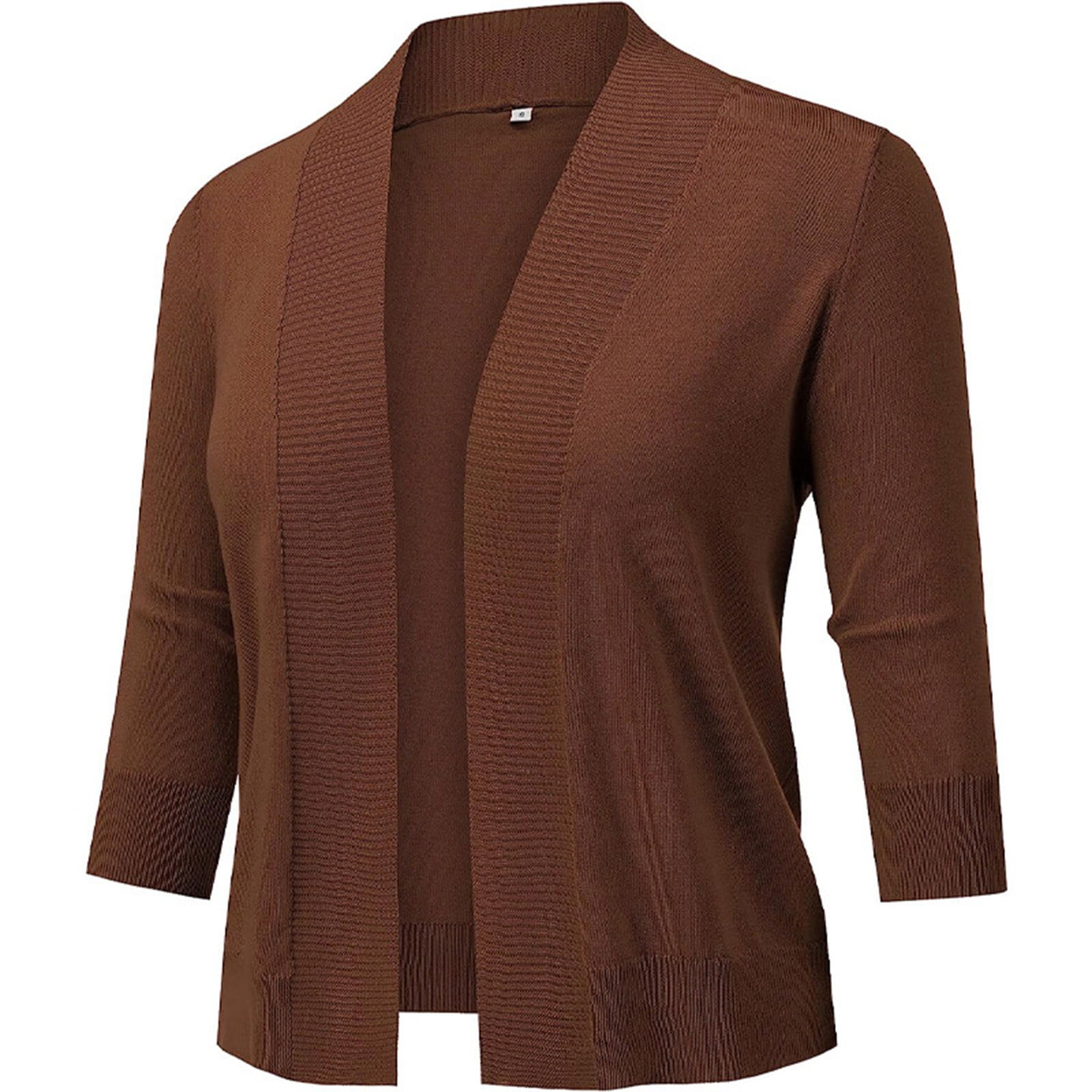 Fall Elegant Simple Jackets Sweaters for Women Solid Color Knitted ...