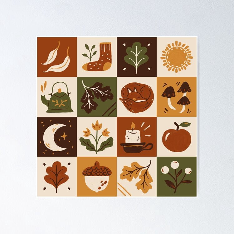 Fall Equinox Poster, UNFRAMED-8x12 - Walmart.com