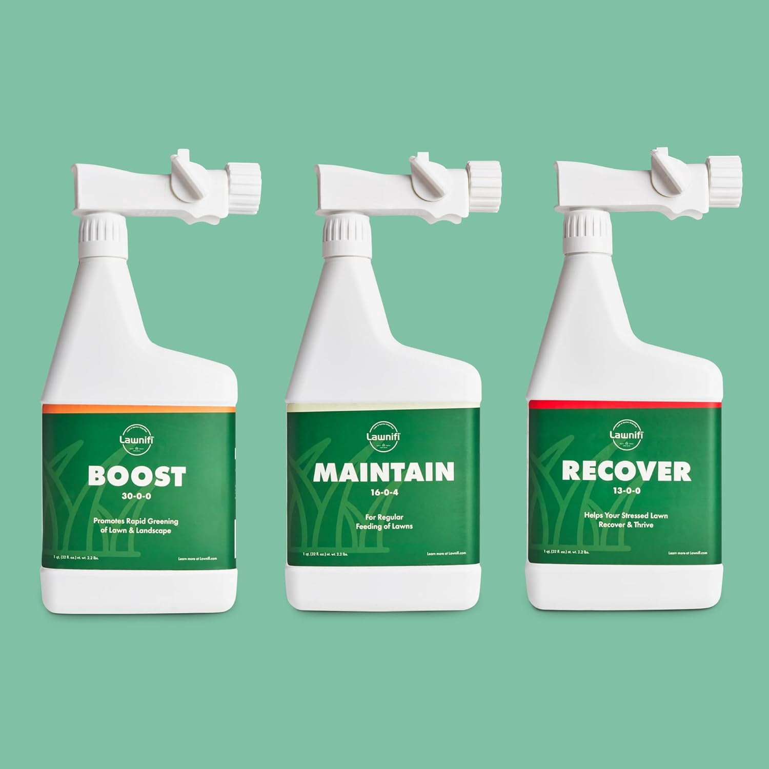 Fall Fertilizer for Lawn and Garden, 3 Bottles of Liquid Lawn Food ...