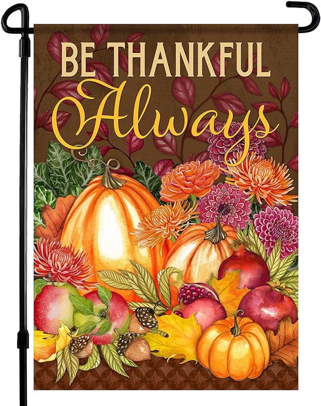 Fall Flags for Yard - Premium Design with Harvest Dog, Fall Pumpkins ...