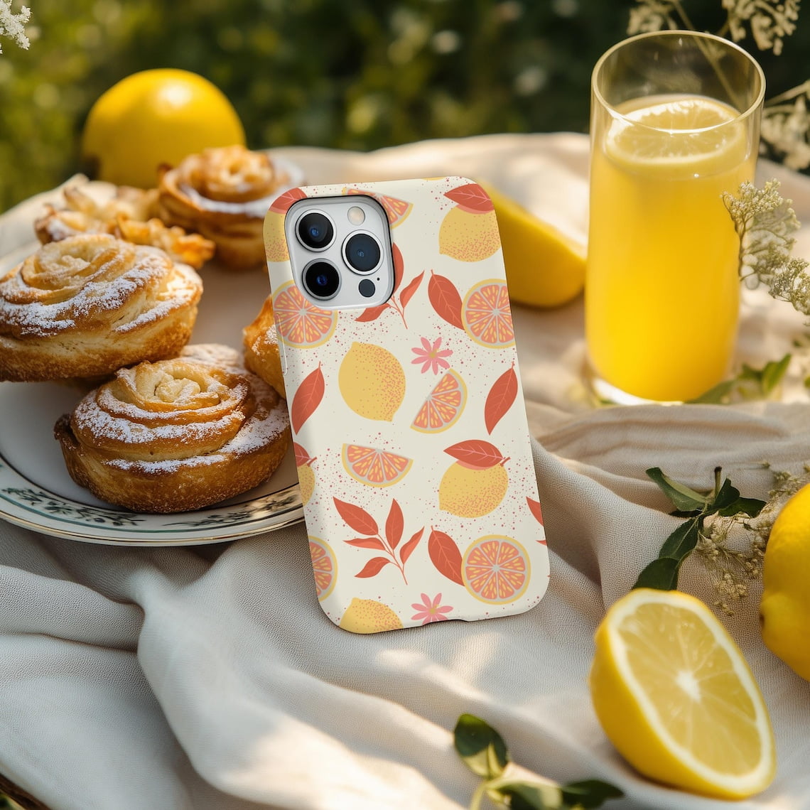 Fall Floral Pumpkin Leaves Phone Case Compatible with iPhone 11 to 16 ...