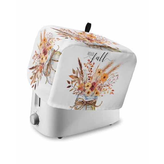 Fall Floral Toaster Cover 2 Slice, Small Kitchen Appliance Covers ...