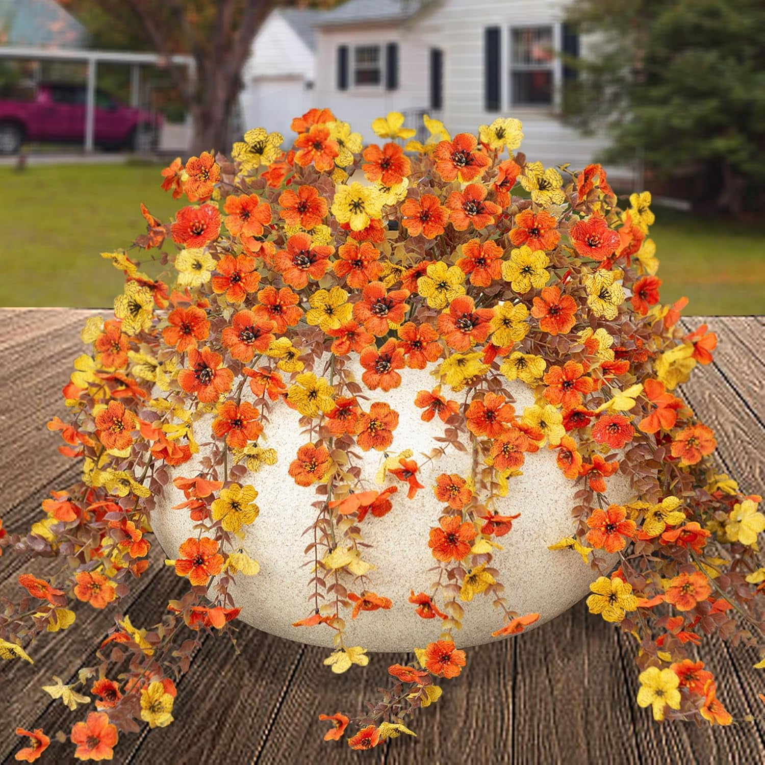 Fall Flowers Artificial for Decoration,Artificial Flowers for Outdoors ...