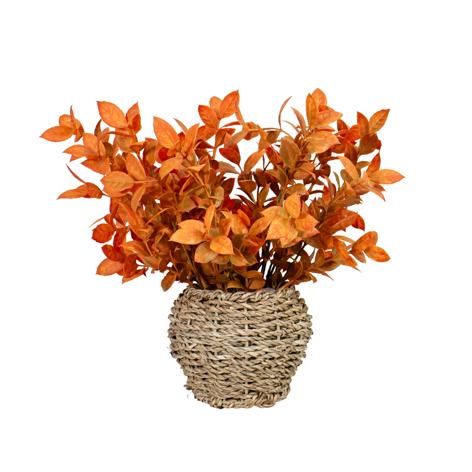 Fall Flowers Artificial Decoration Outdoors In Pots, Autumn Fake Plants ...