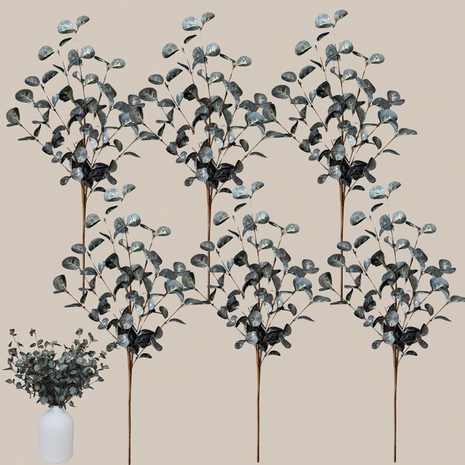 Fall Flowers, Burnt Orange Faux Kiku Flowers Artificial 10 Stems ...