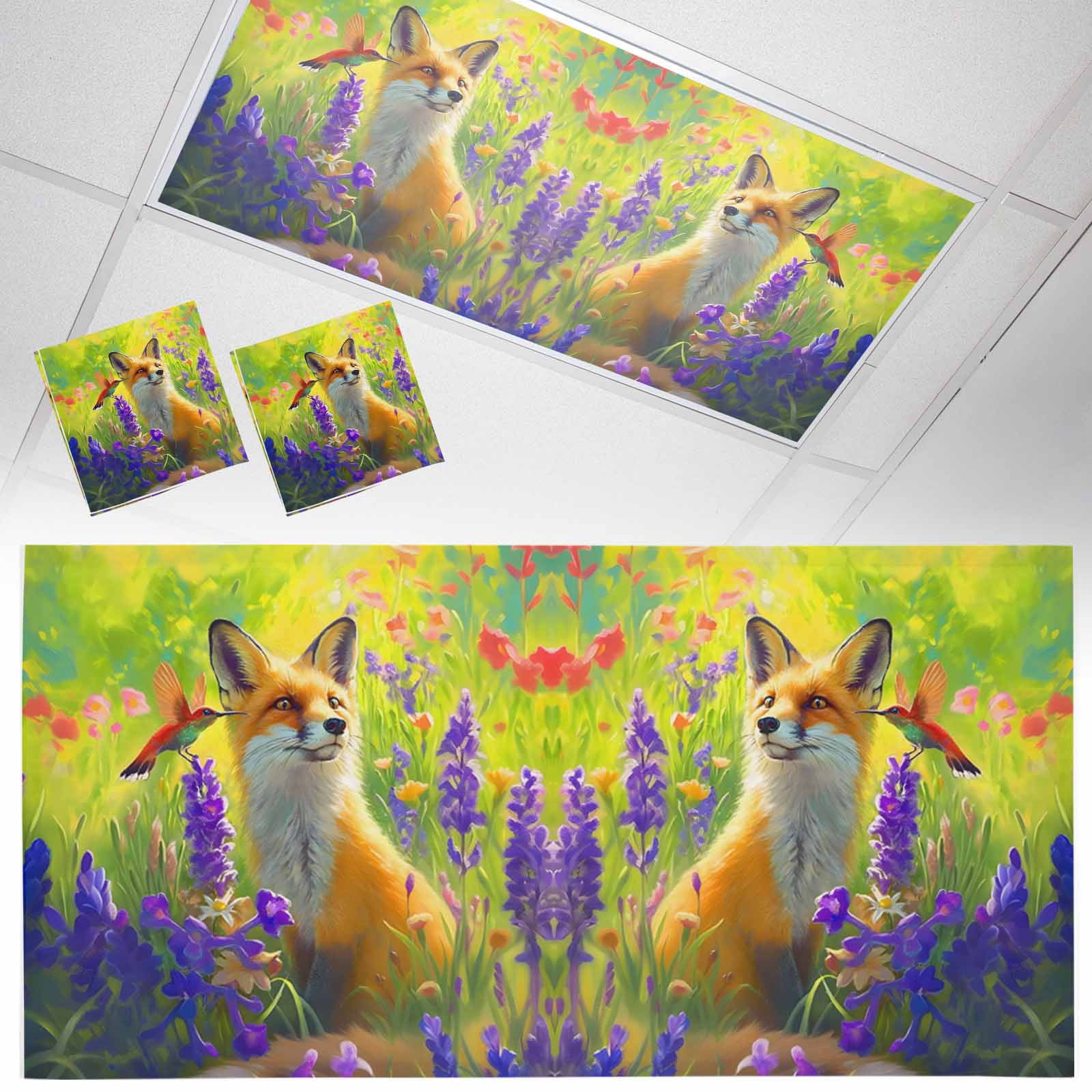 Fall Fluorescent Light Covers for Ceiling Lights Fox Light Filters 2 ...