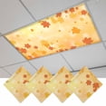 Fall Fluorescent Light Covers, Thanksgiving Autumn Maple Leaf Orange ...