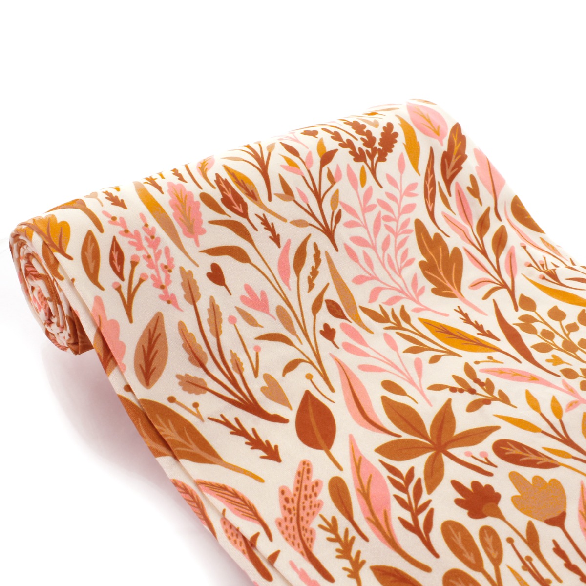 Fall Foliage DBP Fabric - Double Brushed Polyester 4 Way Stretch - 1 ...