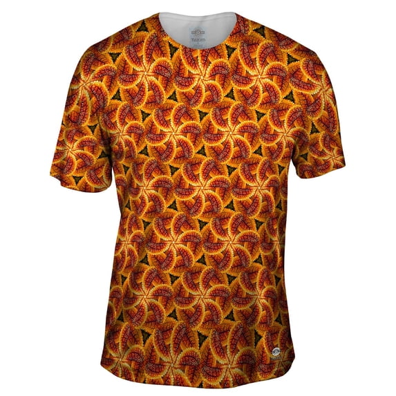Fall Foliage Pattern Mens T-Shirt All Over Print - Walmart.com