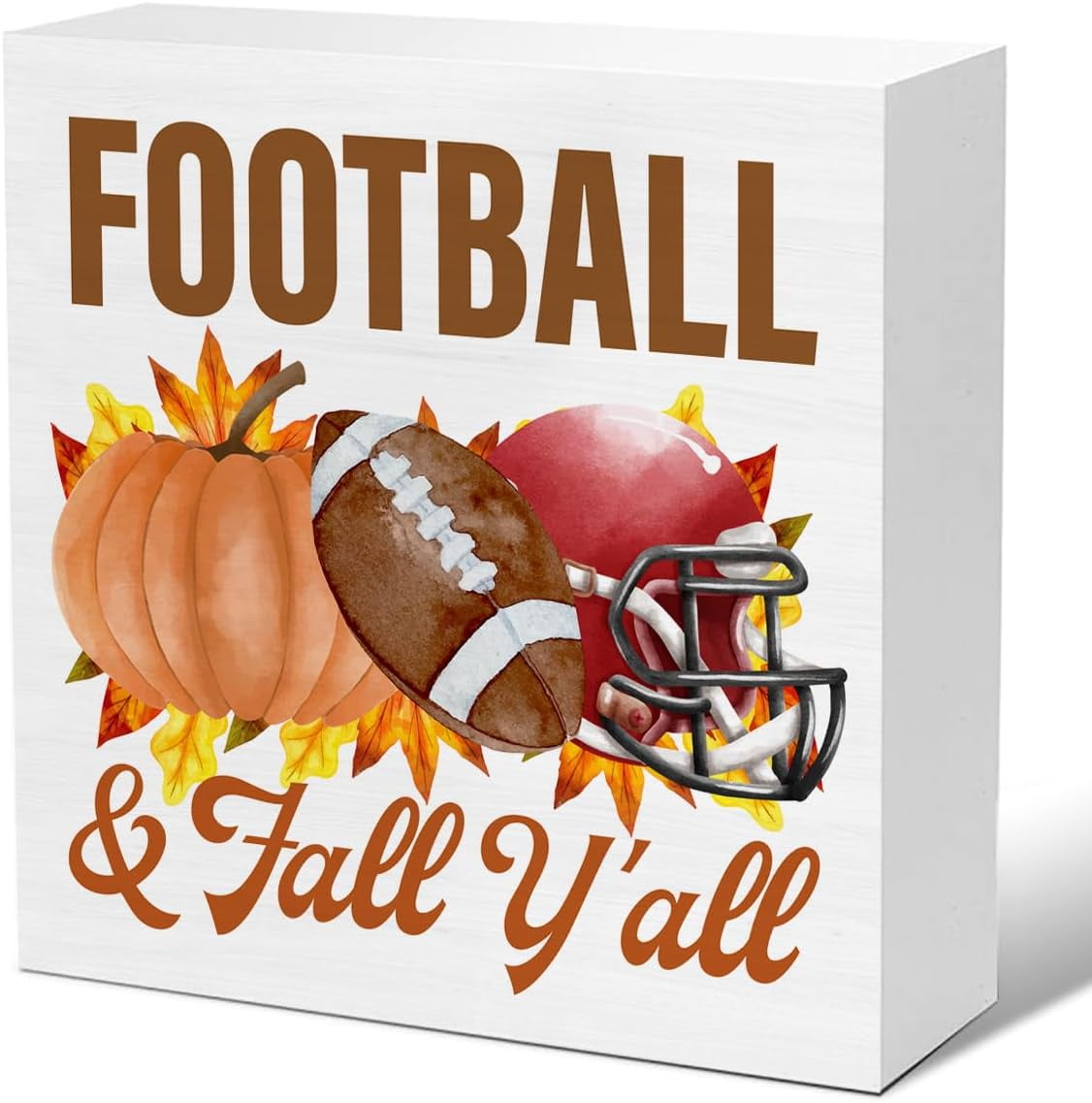 Fall Football Decor - Fall Home Decorations Football And Fall Y'All ...