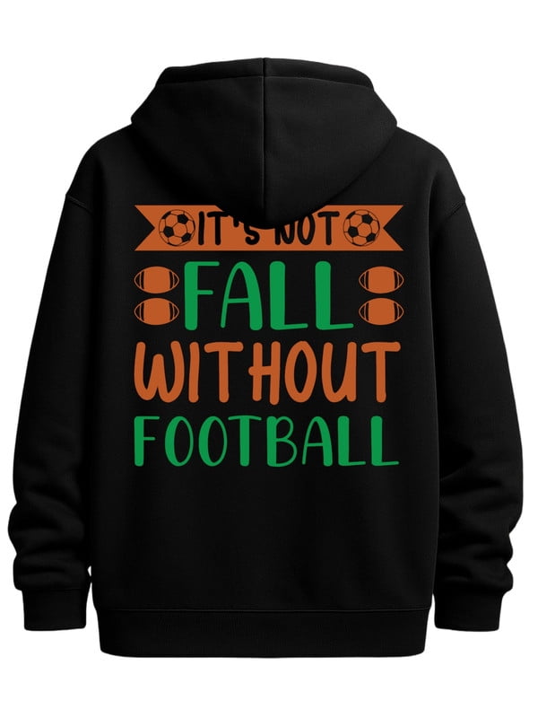 Fall Football graphic hoodies men's hoodies black Perfect for Sports ...