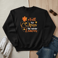 Fall For Jesus He Never Leaves Christian Women Faith Religious Graphic ...