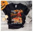 Fall For Jesus He Never Leaves Cross Jesus Christian Lover T-Shirt ...