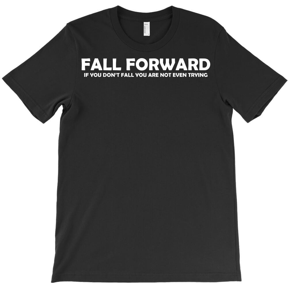 Fall Forward Themed Motivational Quote for Learning From Your Mistakes ...