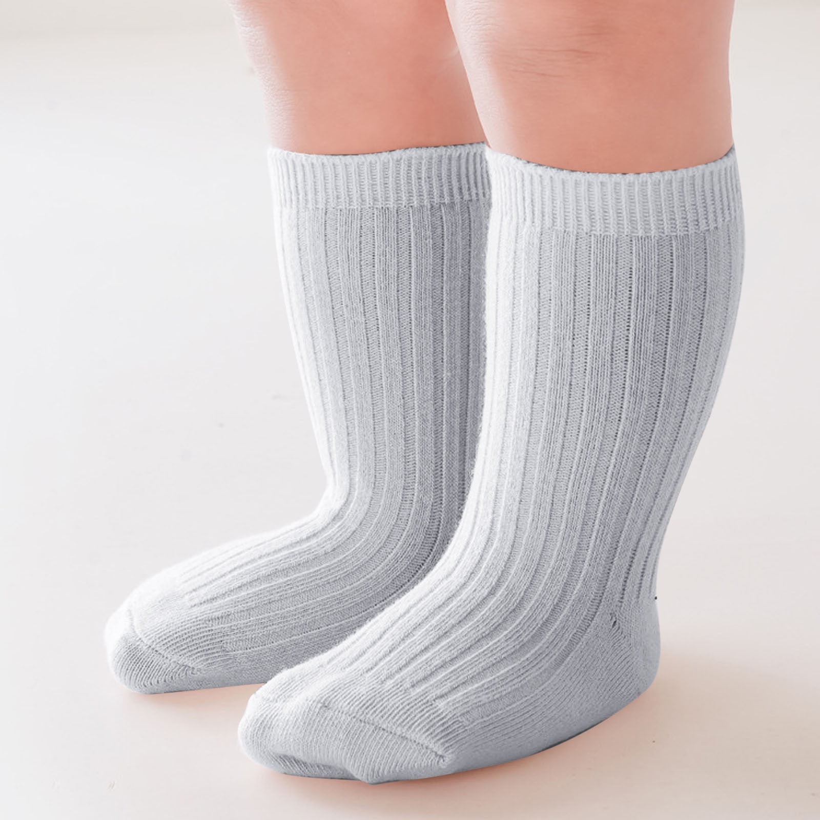 Fall Fuzzy Socks Kids Cotton Tube Socks Girls Boys Breathable Solid ...