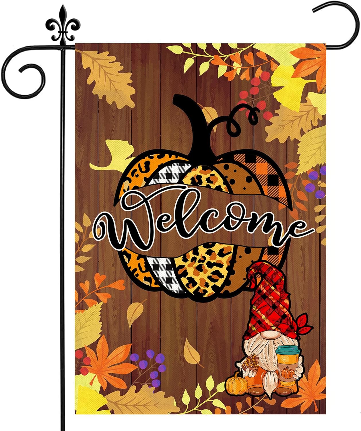 Fall Garden Flag, Hello Fall Flag 12x18 Double Sided, Welcome Fall ...