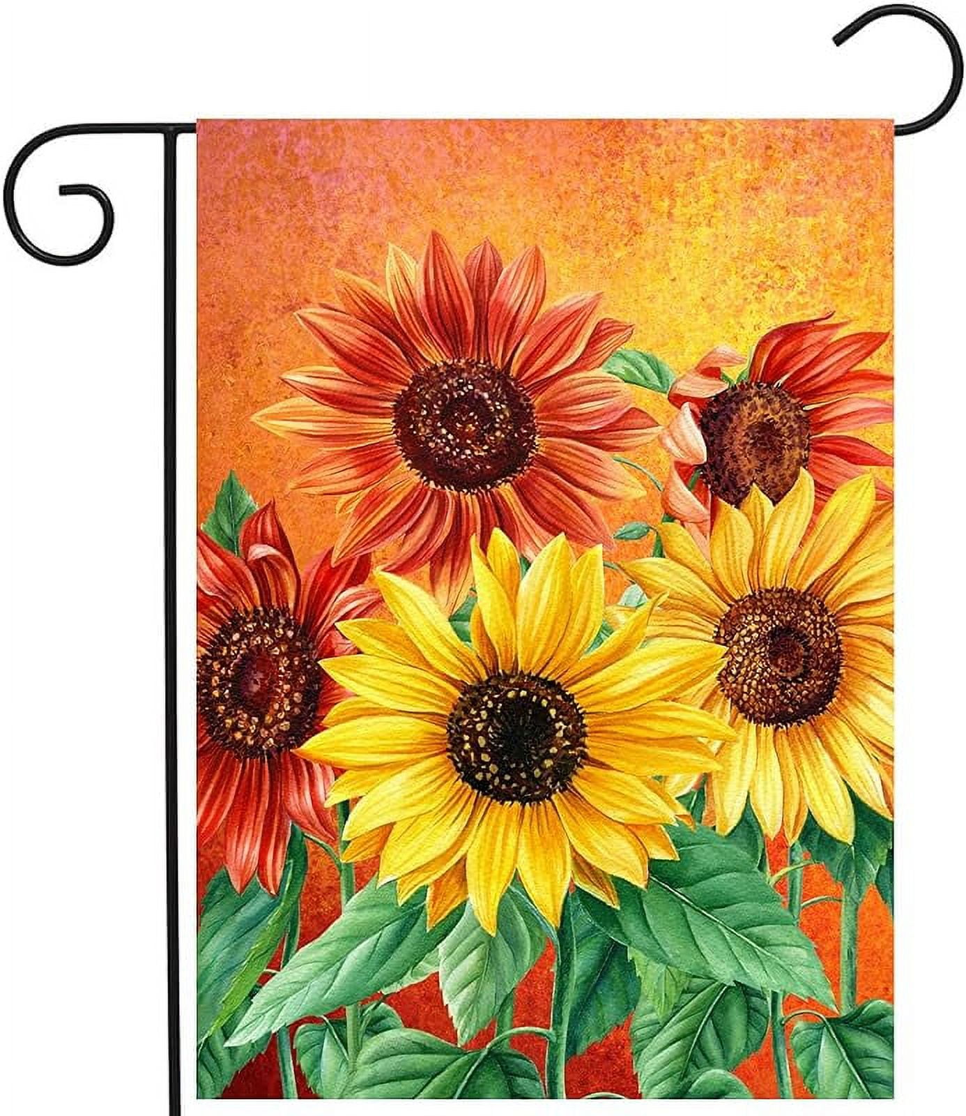 Spring Summer Garden Flag 12x18 Vertical Double Sided Colorful ...