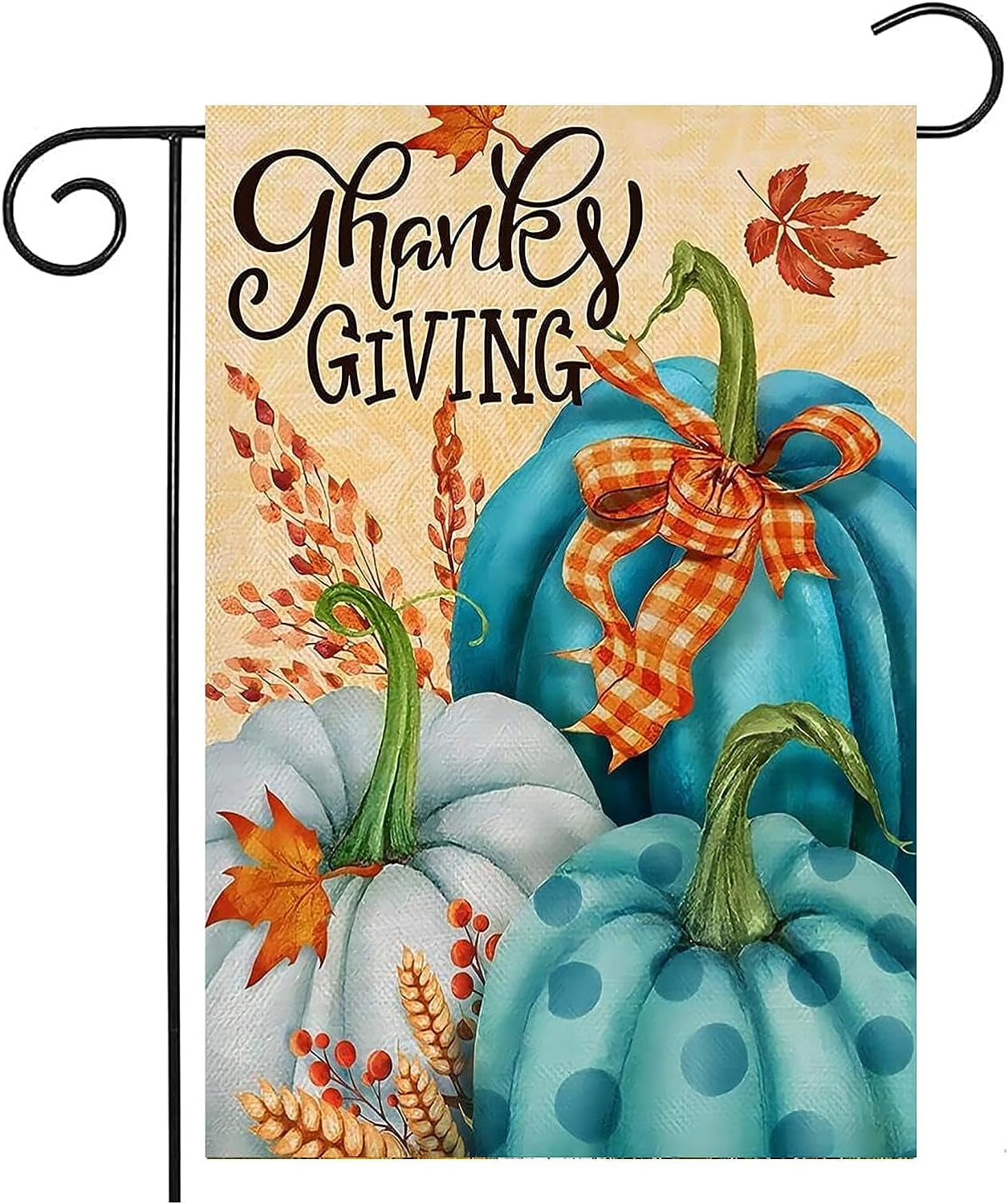 Fall Garden Flags 12x18 Double Sided for Outside, Halloween Yard Flags ...