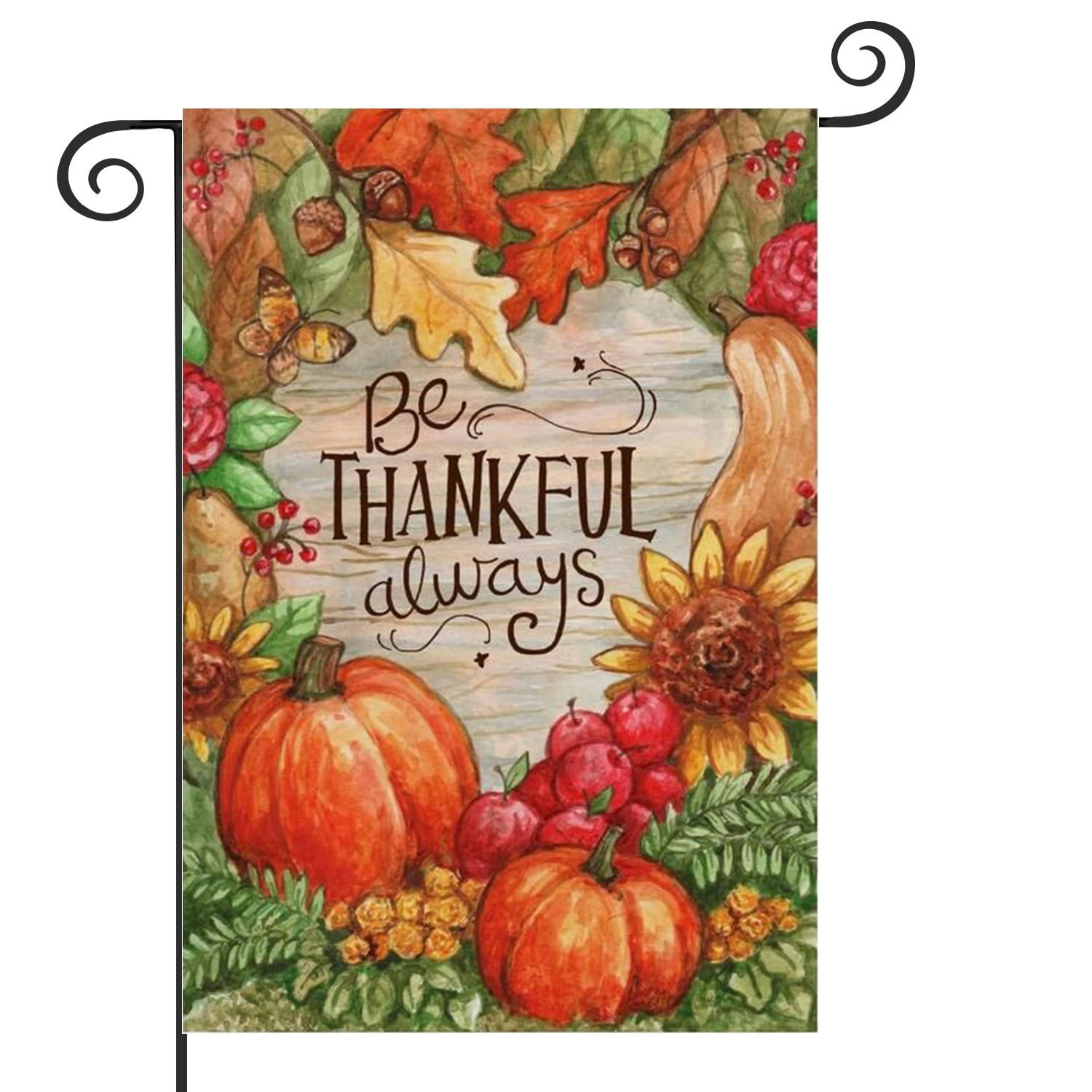 Fall Garden Flags Small Decoration of Burlap Outside the Farmhouse 12 x ...