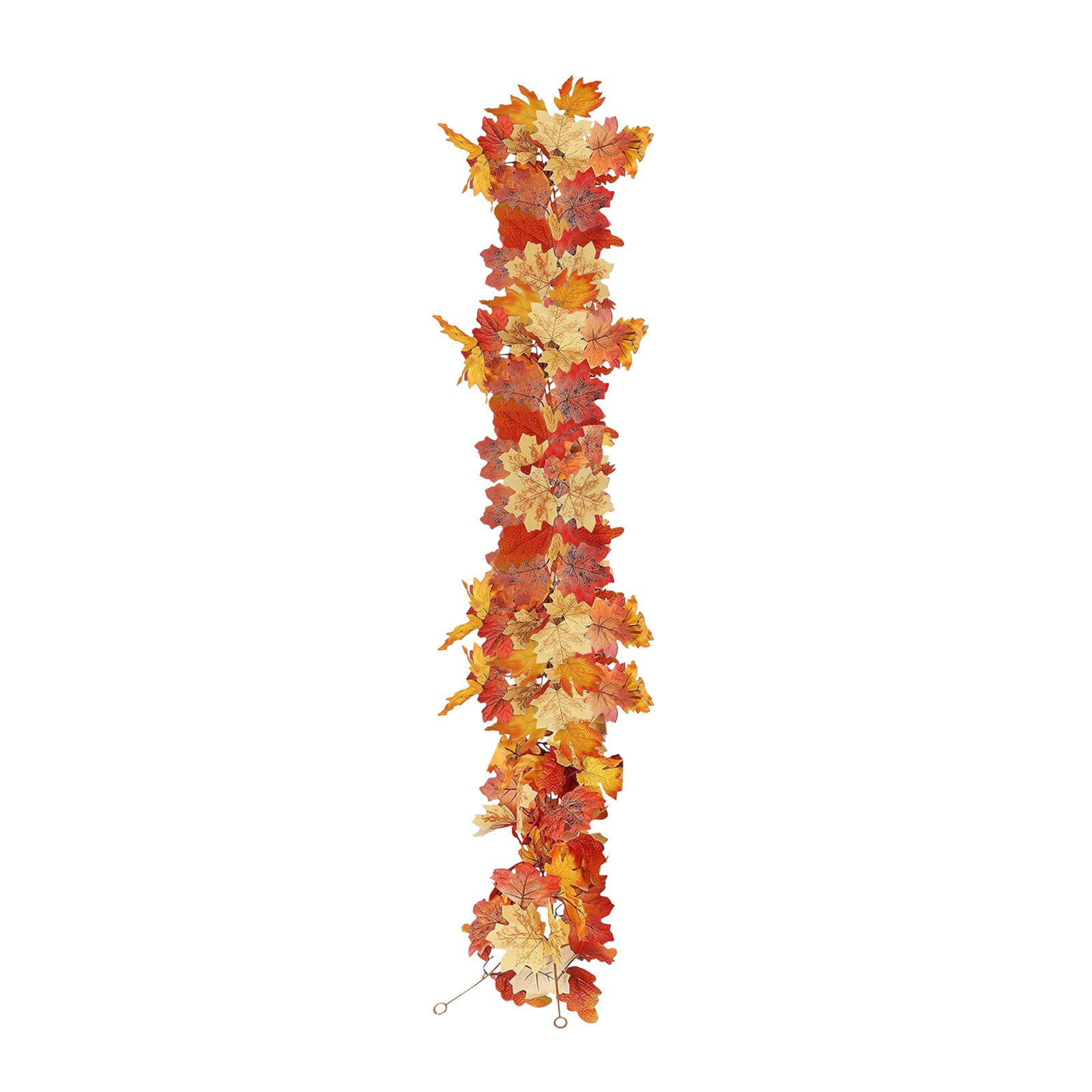 Fall Garland Maple Leaf, Artificial Maple Leaf Autumn Garland Hanging ...