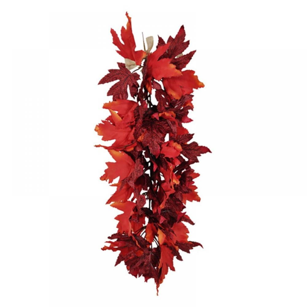 Fall Garland Maple Leaf Hanging Vine Garland Artificial Autumn Foliage ...