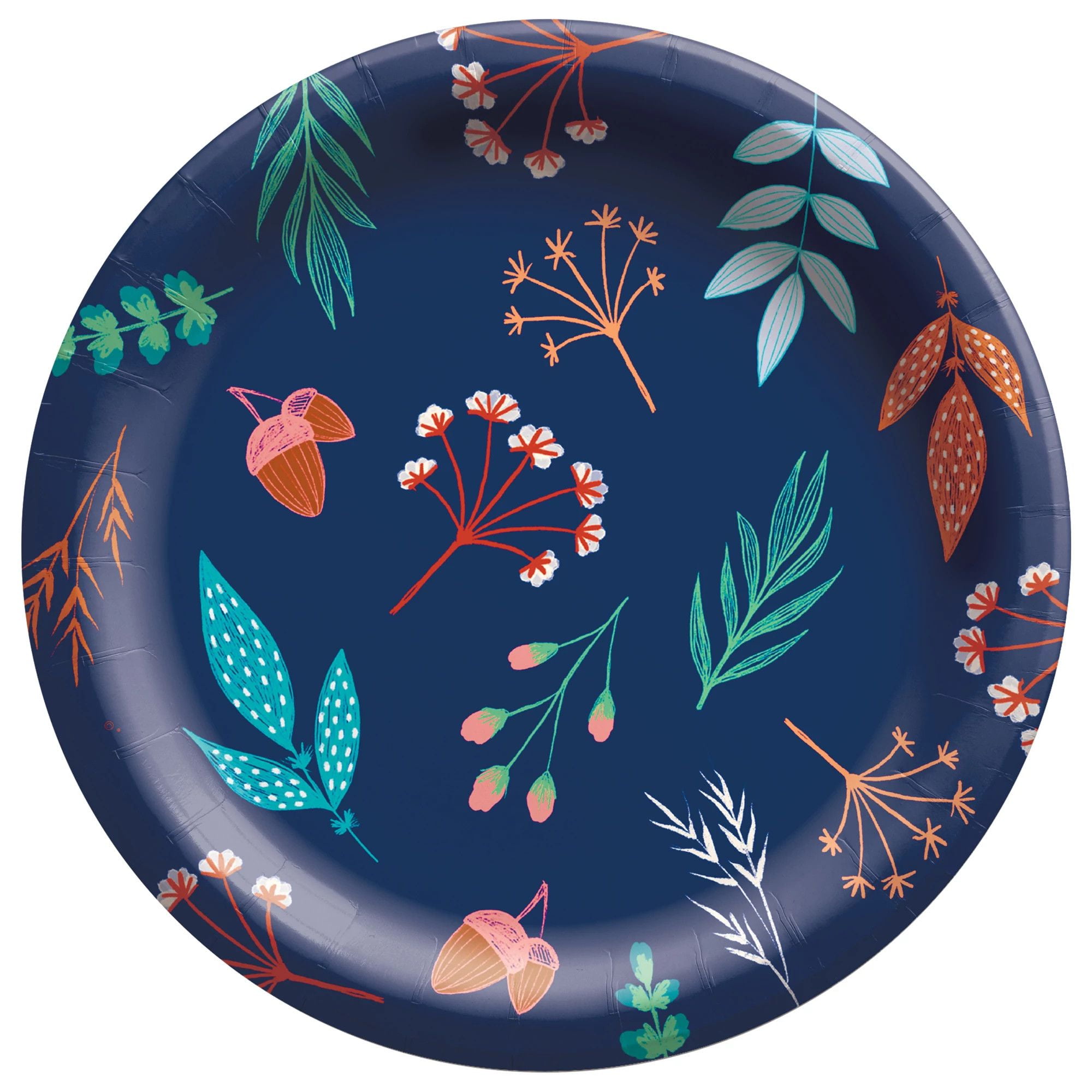 Amscan Fall Autumn 'Gather' Small Paper Plates (20ct) - Walmart.com
